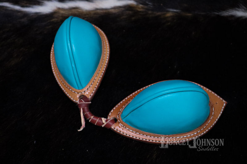 Turquoise Bucking Rolls in Small, Medium and Large – Loncey Johnson Saddles