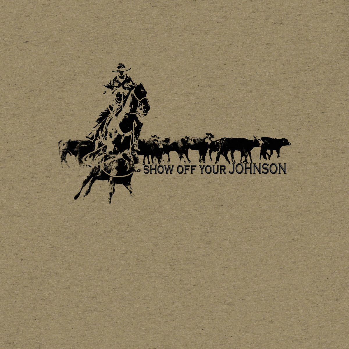 Cowboy Roping Graphic Tee – Loncey Johnson Saddles